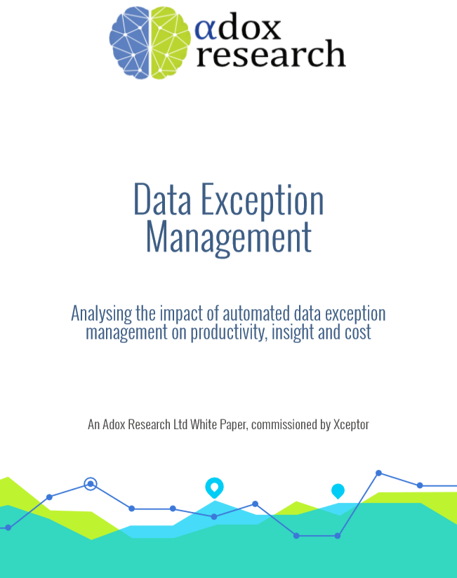 Adox research report - data exception management Adox research report - data exception management